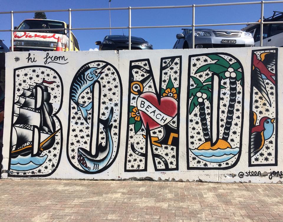2015 – Hi From Bondi – Bondi Beach Graffiti Wall