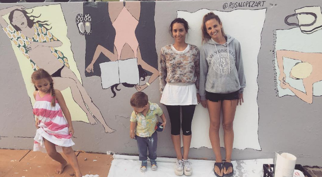 Rosa Lopez – Bondi Beach Graffiti Wall