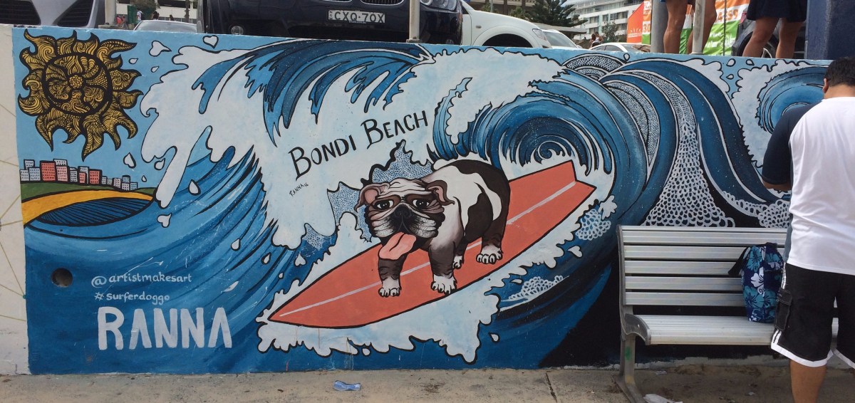 2016 – Surfer Doggo – Bondi Beach Graffiti Wall