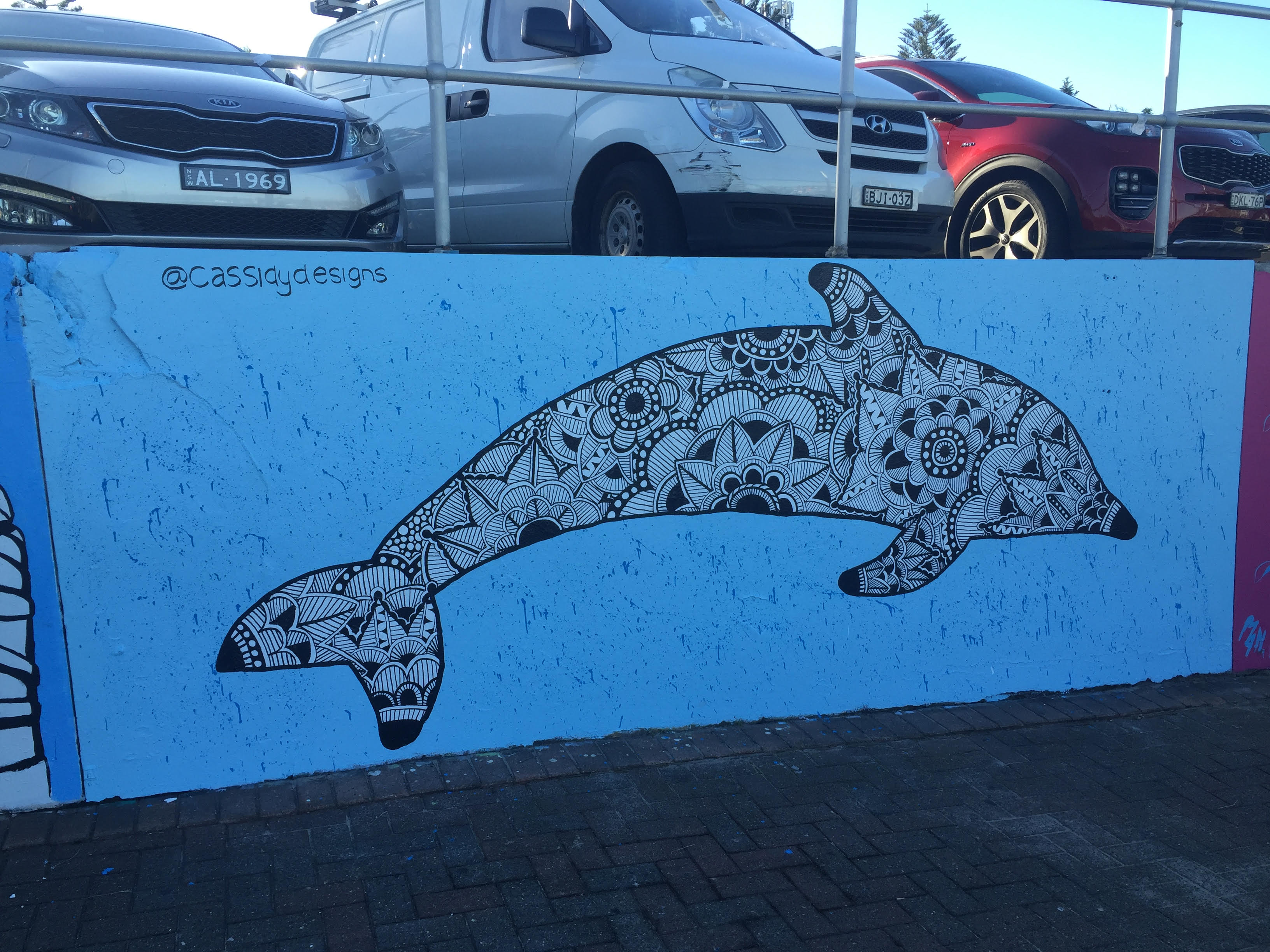 2017 – Douglas the Dolphin – Bondi Beach Graffiti Wall