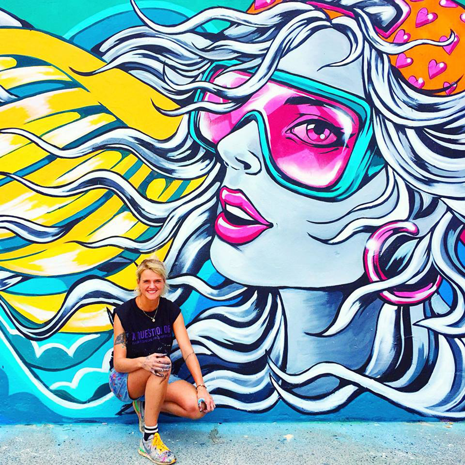 Stine Hvid – Bondi Beach Graffiti Wall