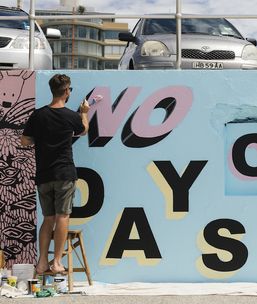 Nathan Pickering – Bondi Beach Graffiti Wall