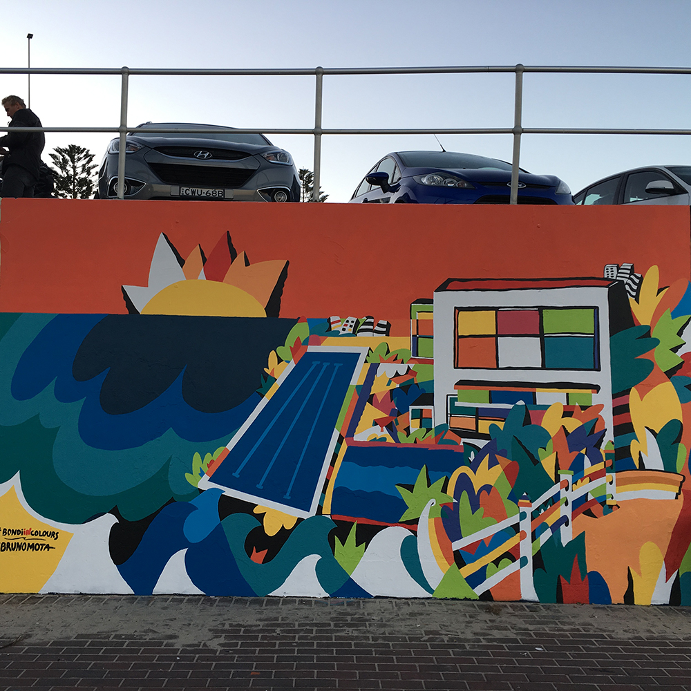 2016 – Icebergs – Bondi Beach Graffiti Wall